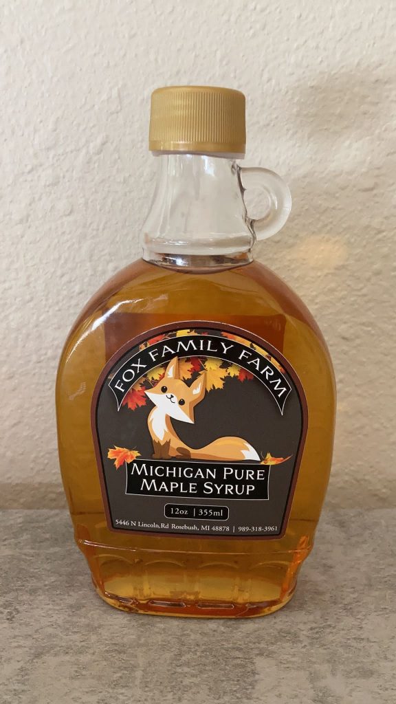 Pure Michigan Maple Syrup 12 oz - Willie's Fruit & Cheese